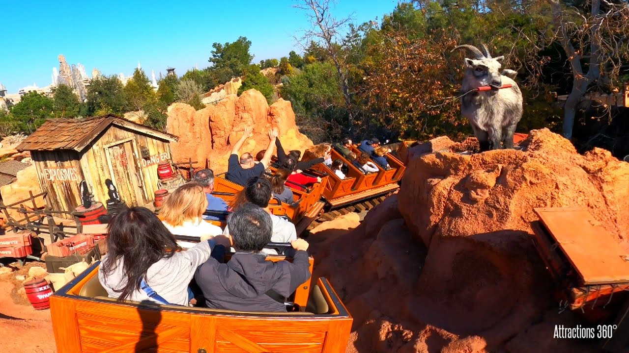 MyDisneyFix | [4K] Disneyland Big Thunder Mountain Coaster-Style Ride ...