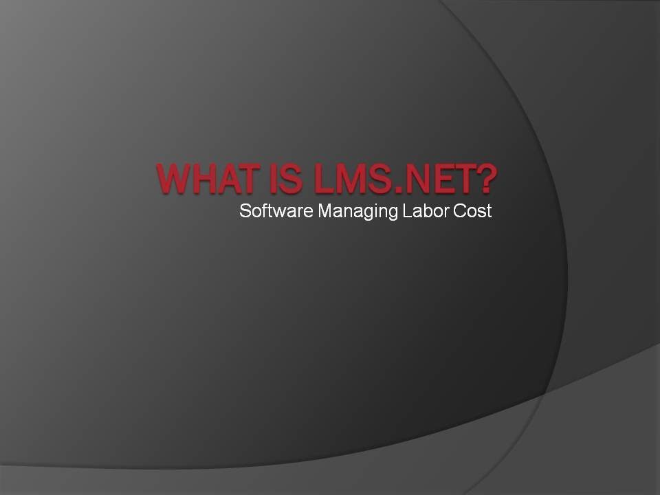 What is lms.net?