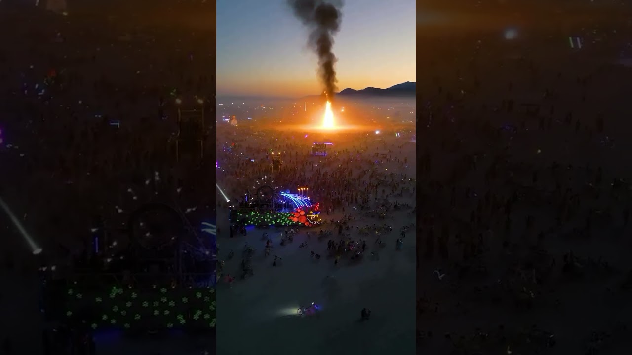 Burning Man from the sky 🪄🚁