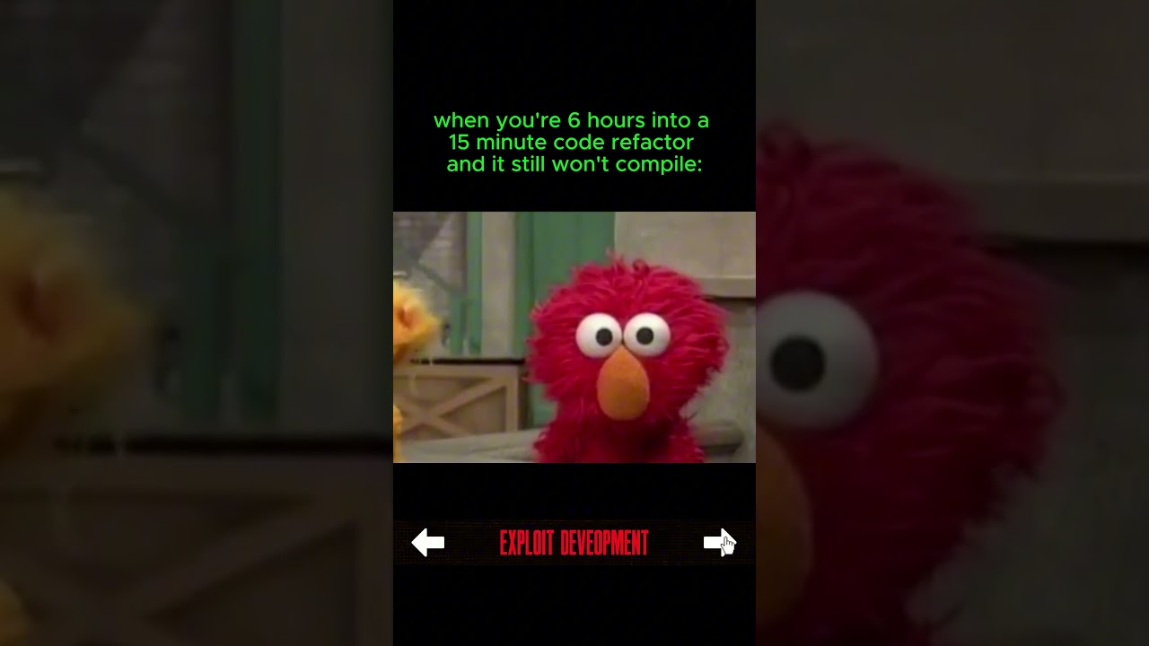 mfw a quick code refactor turns into a 24 hour nightmare