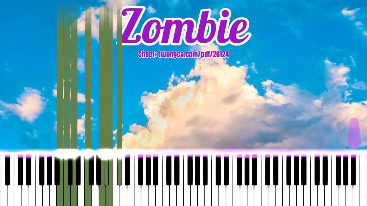 Zombie | Piano with Sheet PDF + MIDI/Mp3