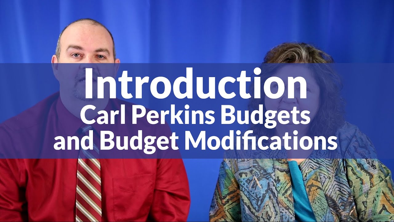 Budgets and Budget Modifications Introduction