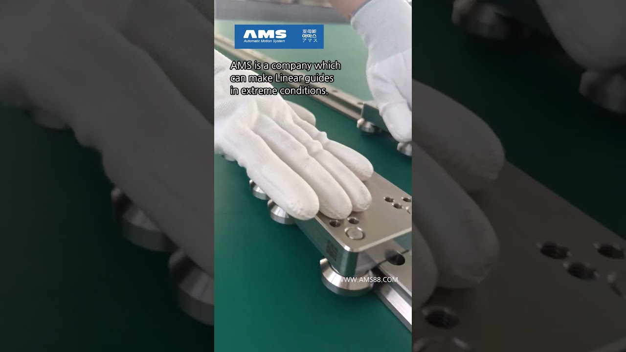 stainless steel AMS AHSR roller linear guide with strong durability