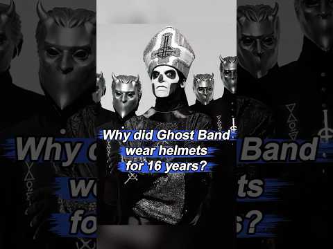 Why did Ghost Band wear helmets for 16 years?Even after the band members changed no one noticed.