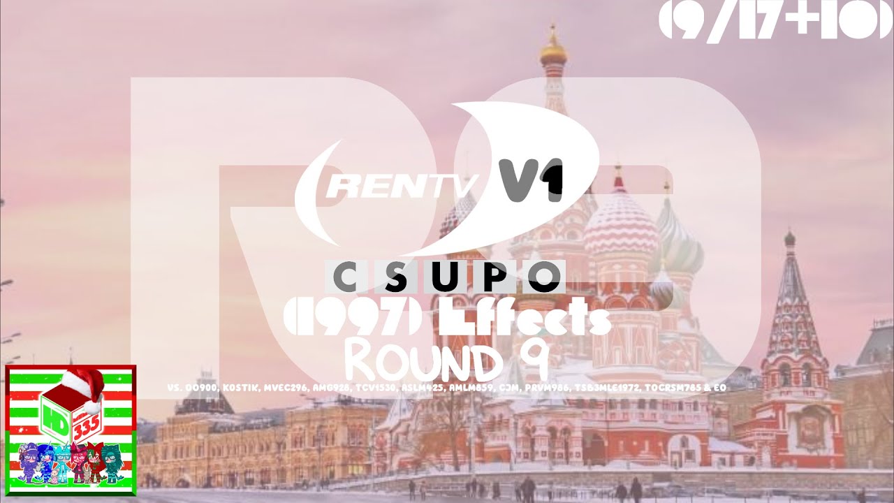 RTVC V1 (1997) ER9 vs. OO900, KoStik, MVEC296, AMG928, TCV1530, ASLM425, AMLM859, CJM, PRVM986,