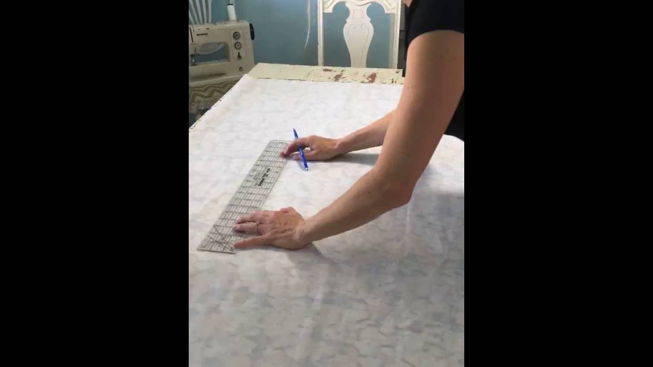 Making a weighted blanket