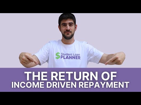 “New” Income Driven Repayment Plans