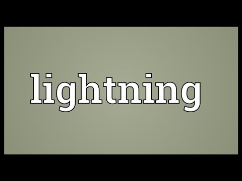 Lightning Meaning