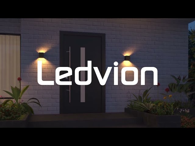 LED Outdoor Wall Light - Two-Sided - 3W - 3000K - IP54