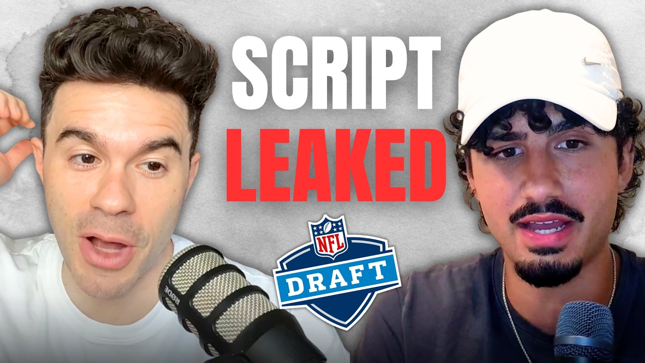 The NFL draft script just LEAKED 😳