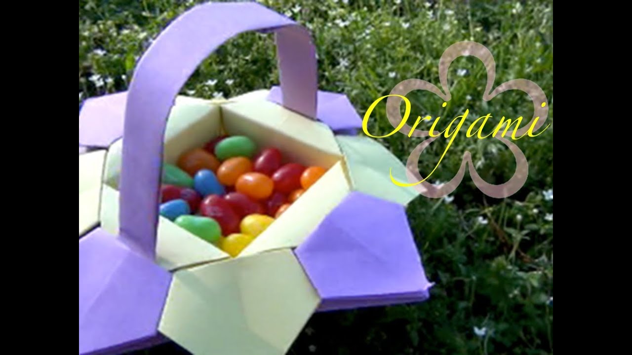 Origami: MeiIris' Easter Origami Basket Tutorial