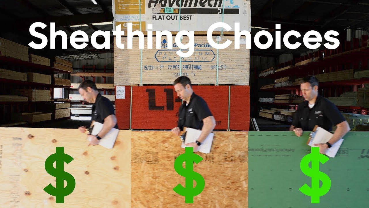 Different Types of Sheathing Materials for Your Building