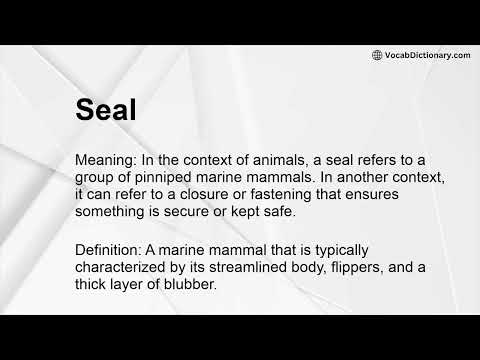 Seal Meaning