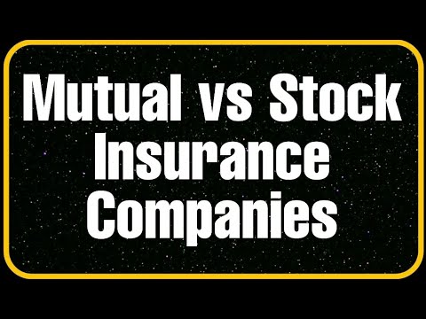 Mutual vs Stock Insurance Companies