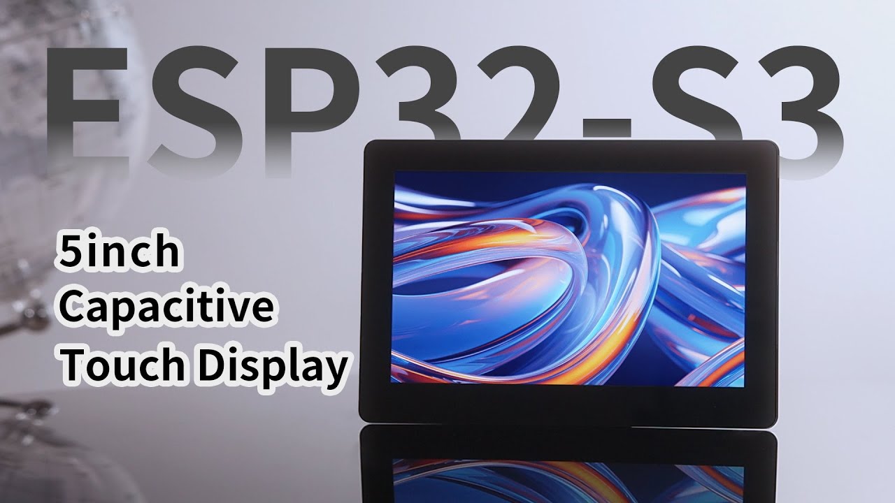 ESP32, with touch display, 5inch, 32-Bit LX7 Dual-Core processor, supports wifi & bluetooth