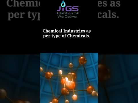 Types of Chemical Industries and End applications.