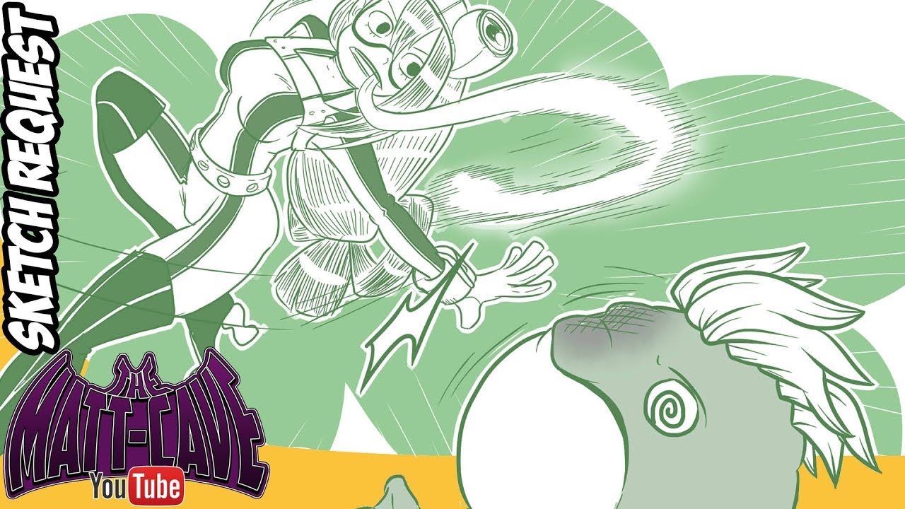 Sketch Request - Froppy VS Attack Frog from Spyro