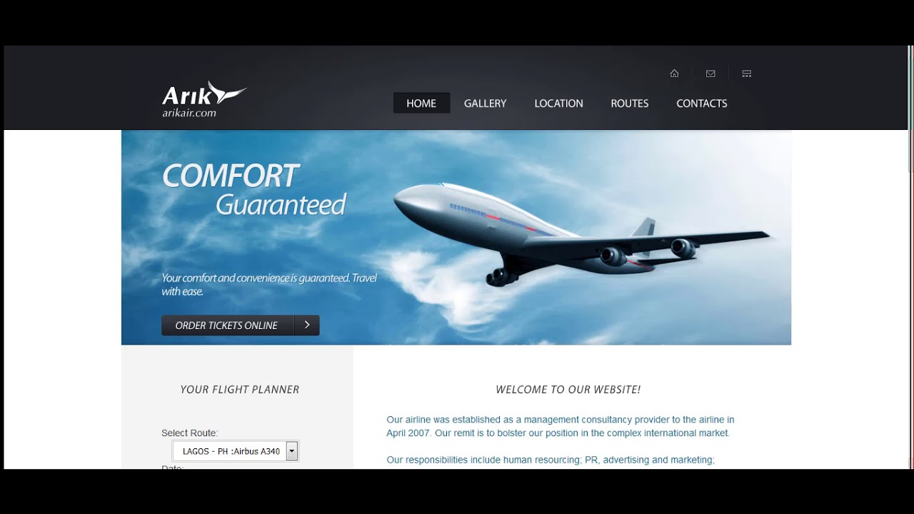 Airline reservation system