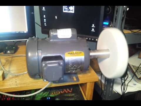 Noob attempt at wiring a baldor motor for buffer