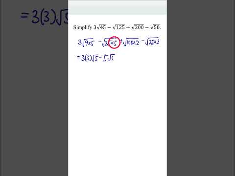 3 root 45 - root 125 + root 200 - root 50