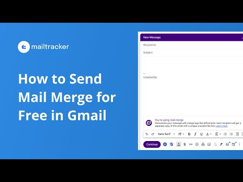 How to Send Mail Merge for Free in Gmail 📧 | Step-by-Step Tutorial