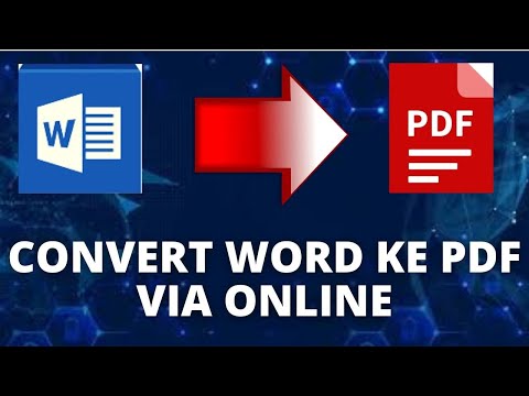 Cara mengubah file word ke PDF online RD AFJ New