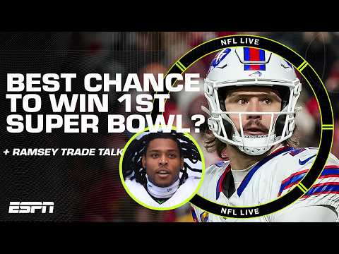 Should Dolphins KEEP Jalen Ramsey⁉️ + What team has BEST chance to WIN 1st Super Bowl? 🏆| NFL Live