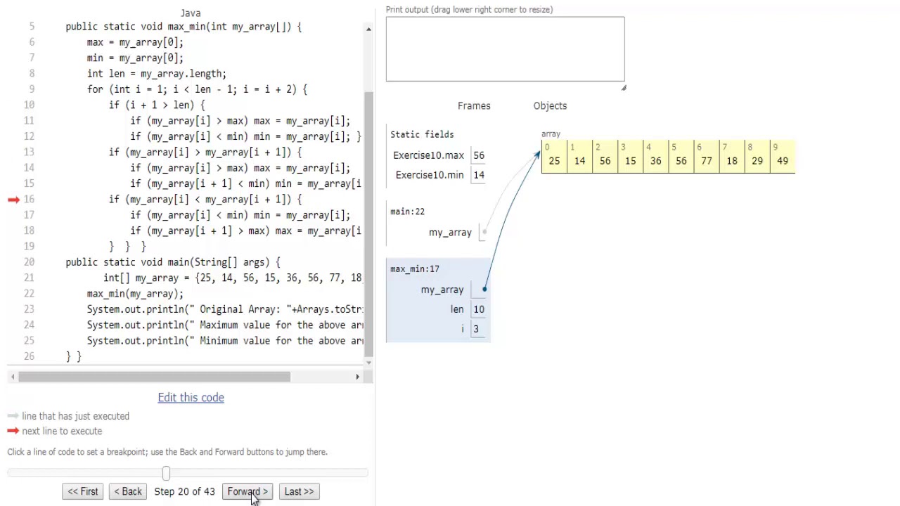 w3resource.com: Java Array Exercise-10