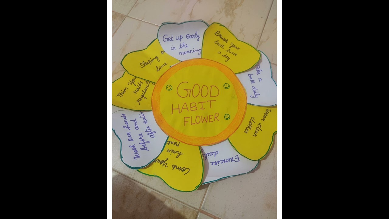 Good Habits Flower Chart