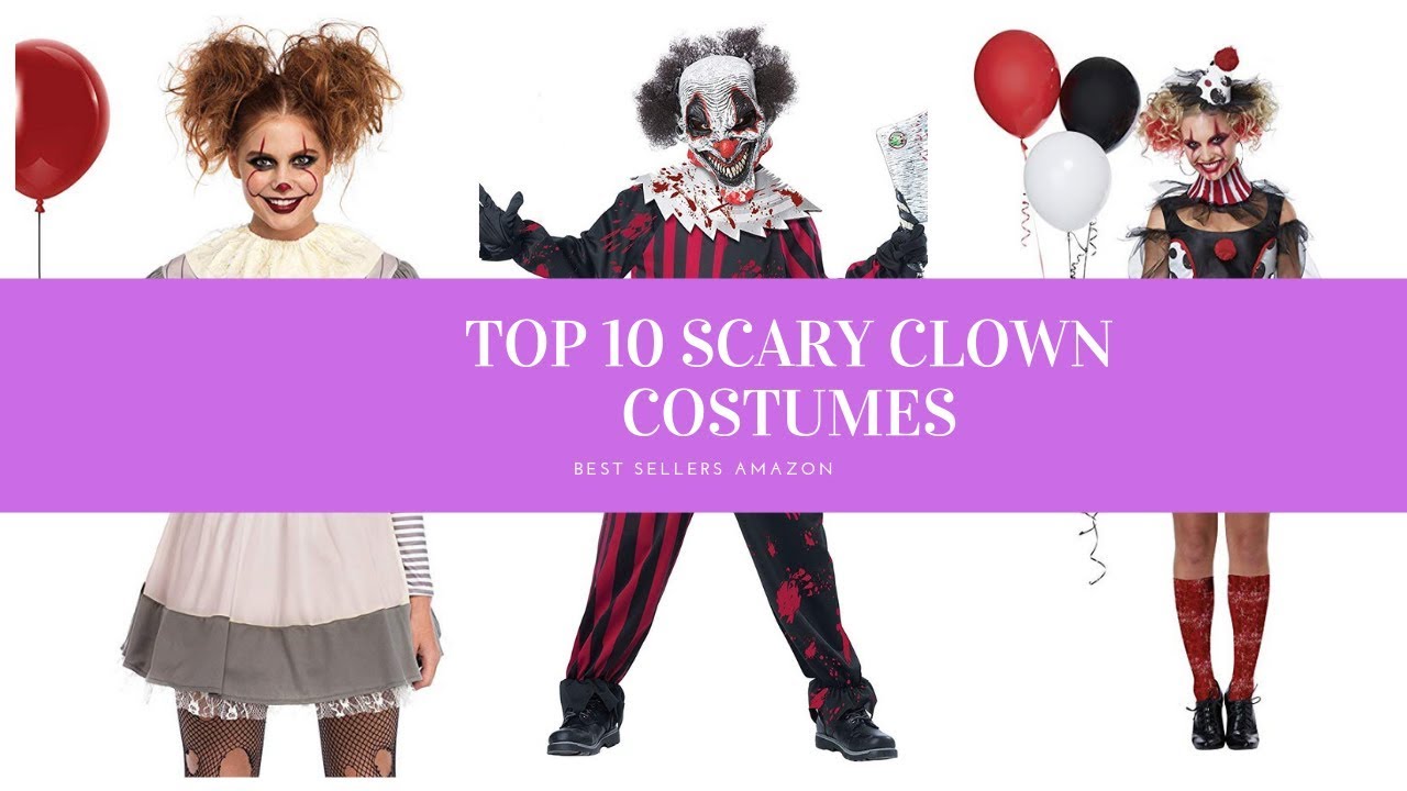 ✔️ TOP 10 BEST SCARY CLOWNS COSTUMES 🛒 Amazon 2019
