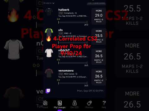 4 CS2 PrizePicks 9/9/24 #sportsbetting #prizepicks #esports #cs2 #csgo
