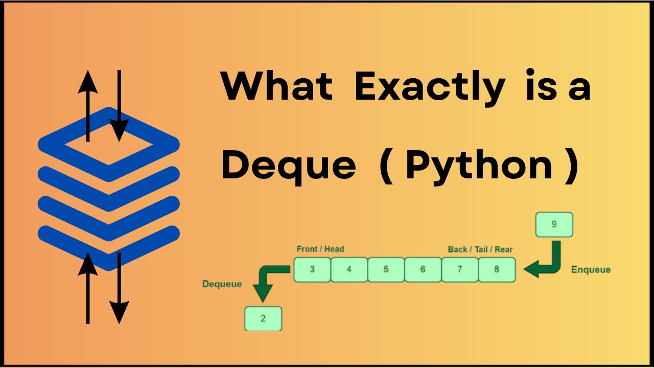 Deque in Python Explained | Doubly Ended Queue Tutorial with Examples