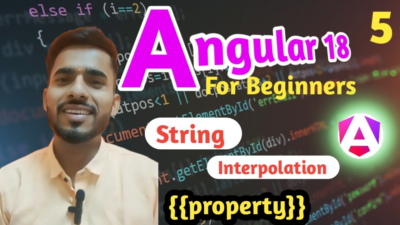 Angular 18 | String Interpolation in Angular 18 | aadiandjava