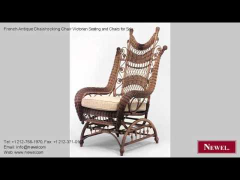 French Antique Chair/rocking Chair Victorian Seating and