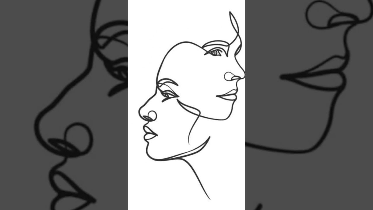 line drawing vector art, Icons