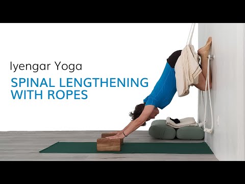 Iyengar Yoga - Spinal Decompression with Ropes