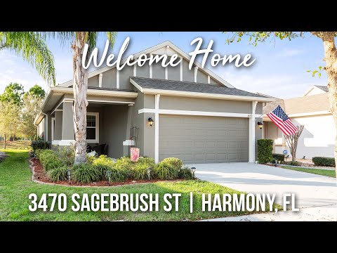 Home For Sale In Harmony FL At 3470 Sagebrush St Harmony FL 34773 | 1 (844) ST-CLOUD
