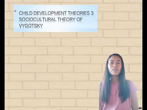 Child Development Theories III- Sociocultural theory of Lev Vygotsky