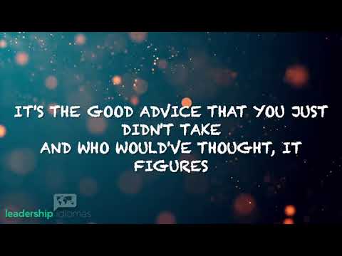 Alanis Morissette - Ironic - lyrics // Leadership Idiomas