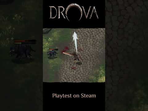 You can sign up for our free playtest of Drova on steam now.