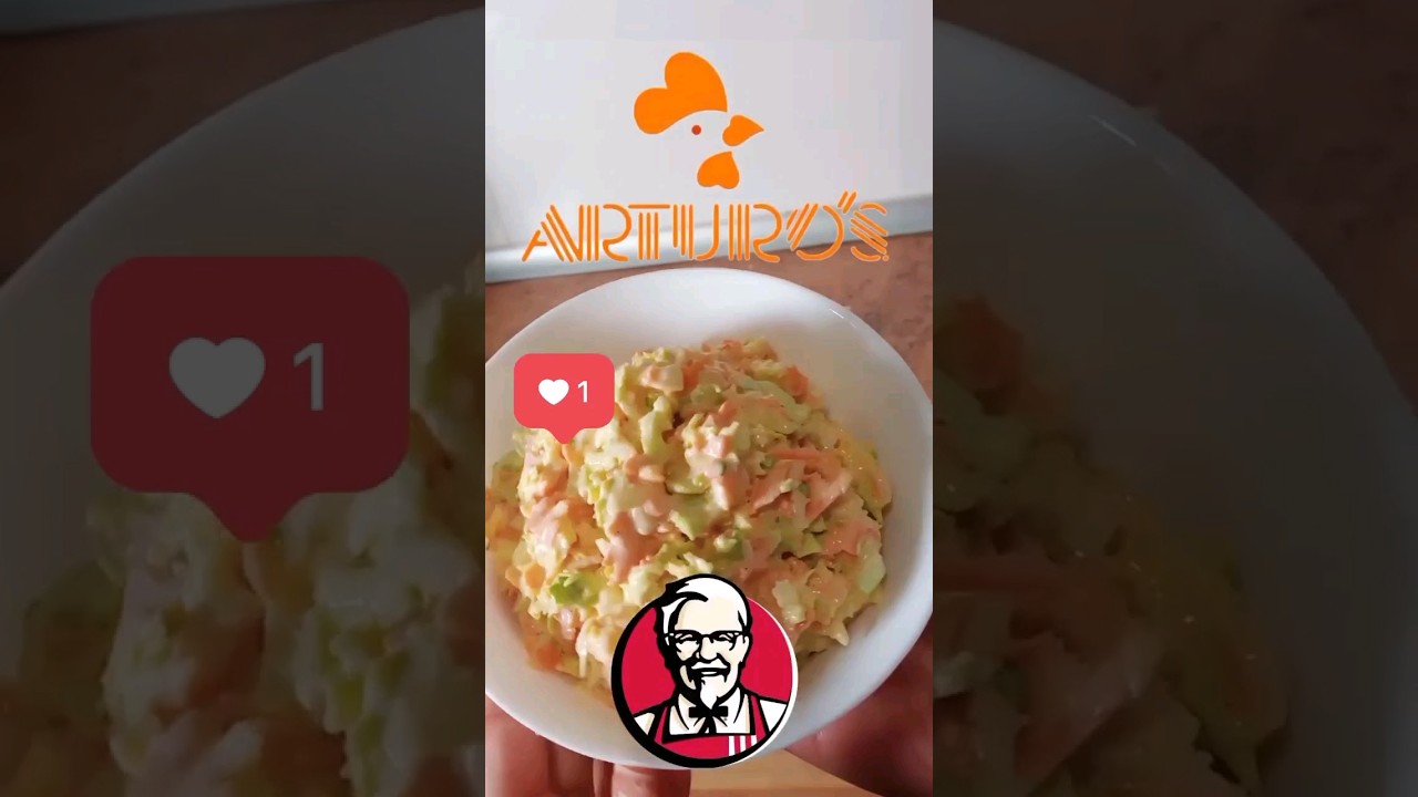 Ensalada KFC o La Popular Ensalada ARTURO  #kfc #ensalada  #keto #salad #pollo #salad