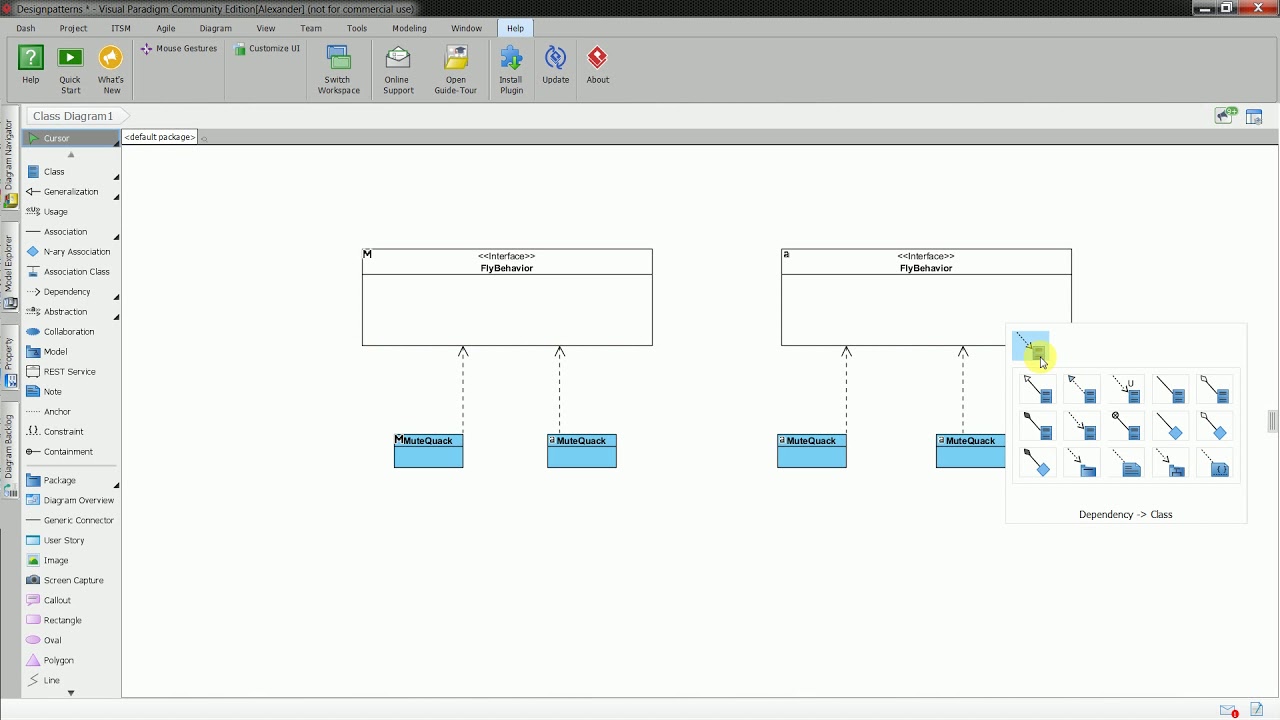 Java design pattern implement to interface based on book head first design patterns