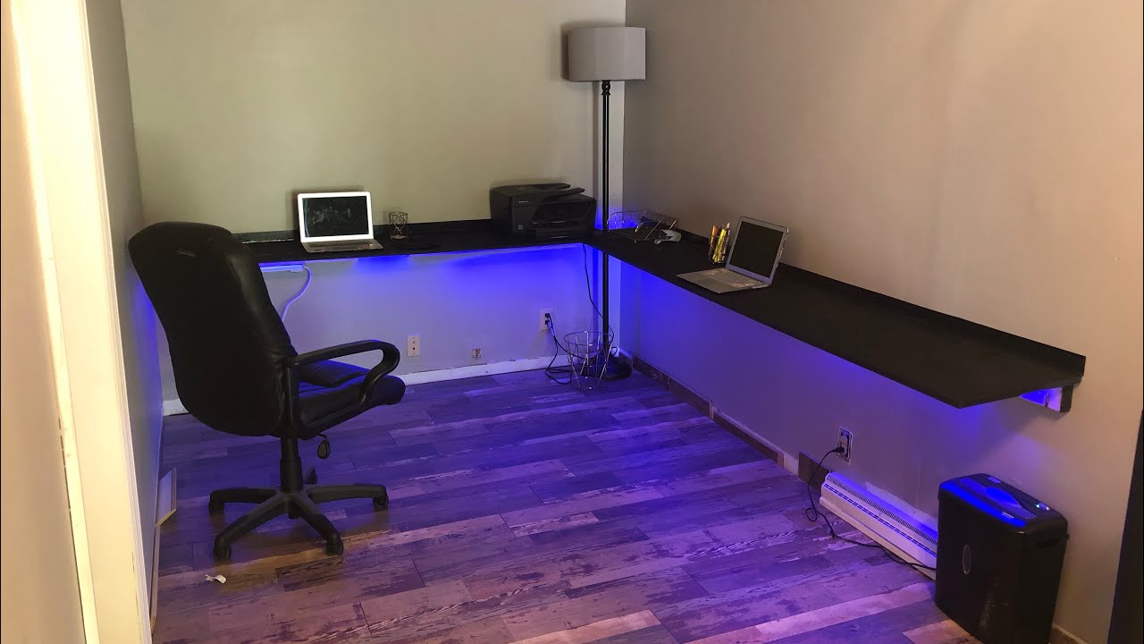 Building a Floating Desk Part 2