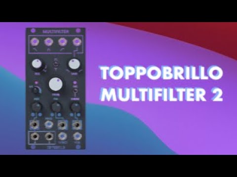 Toppobrillo MultiFilter 2 (Black) Eurorack State Variable | Reverb