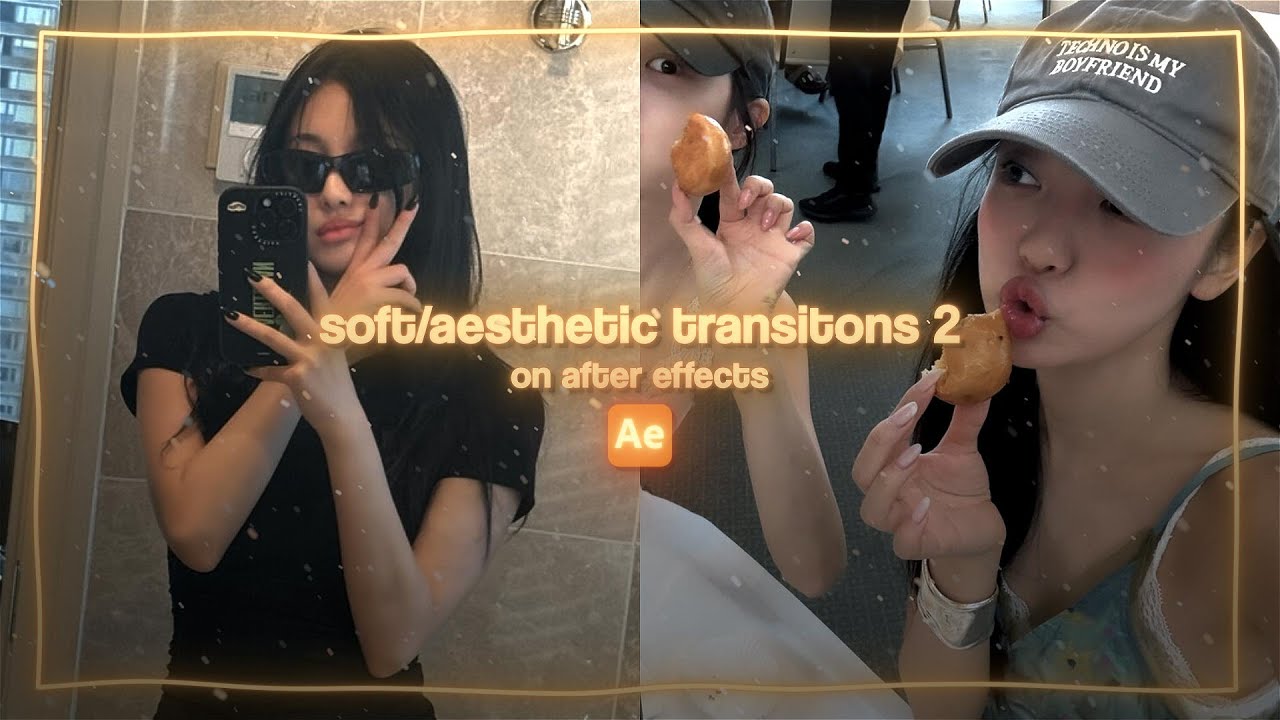 soft/aesthetic transitions 2 ; after effects tutorial