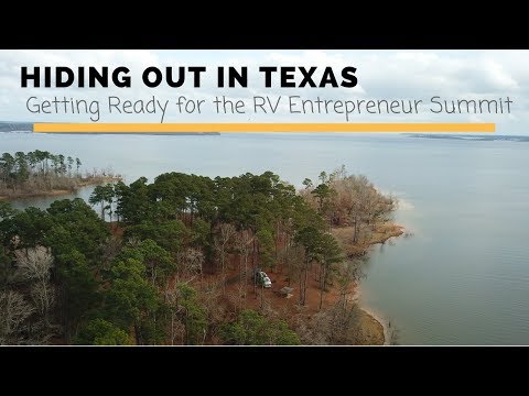 Hiding Out in Texas - Getting Ready for The RV Entrepreneur Summit | RV Bus Life