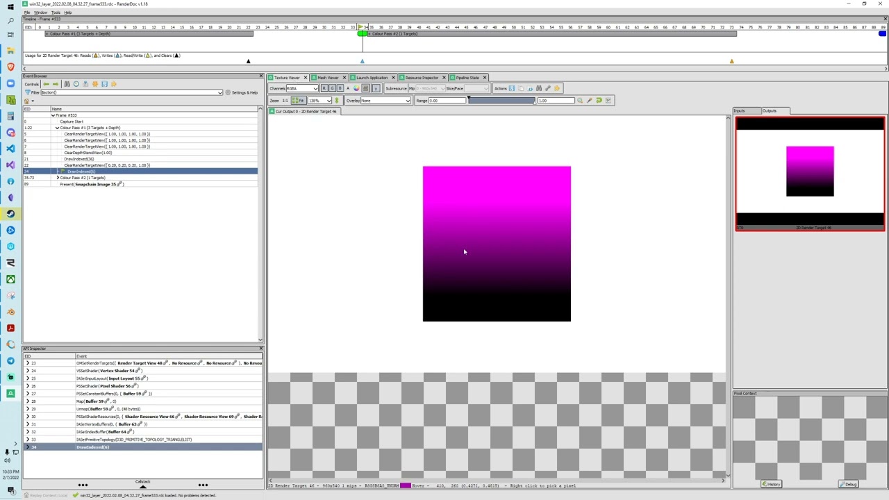RenderDoc Shader Debugging