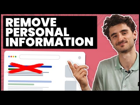 How to Remove Personal Information from Google Search (Remove link from Google)
