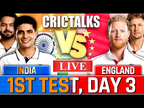 Live: IND v ENG, 1st Test, Cricket Match Live, Cricket Live Today, India vs England Live, Day 3