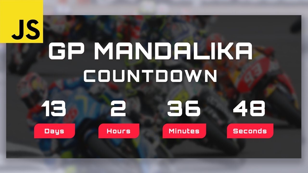 Web Countdown Timer using Javascript Tutorial